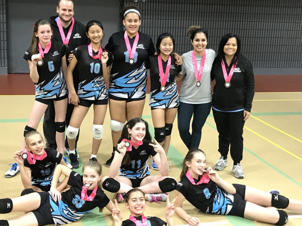 13u Iron Edge Girls Take Bronze in Kitchener! - Milton Edge Volleyball